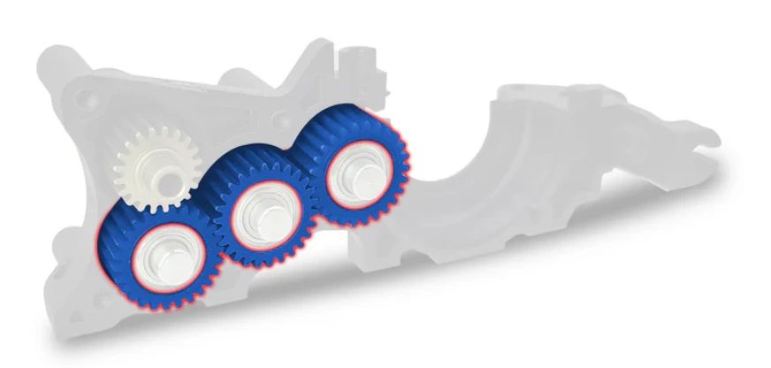 Klinik RC RC10B7 Machined POM/Delrin Plastic Idler Gears B7 3pcs